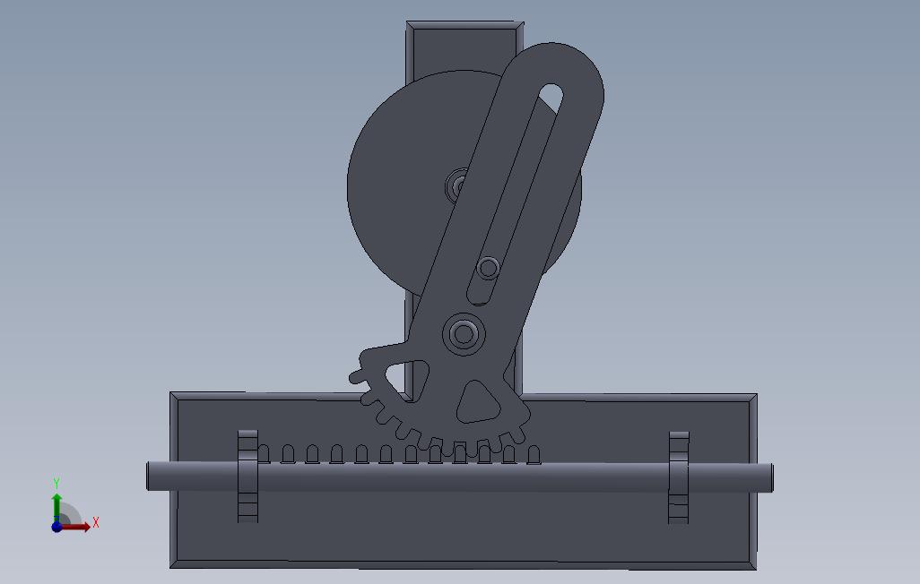 齿轮齿条机构 1 Solidworks 2018 模型图纸免费下载 懒石网