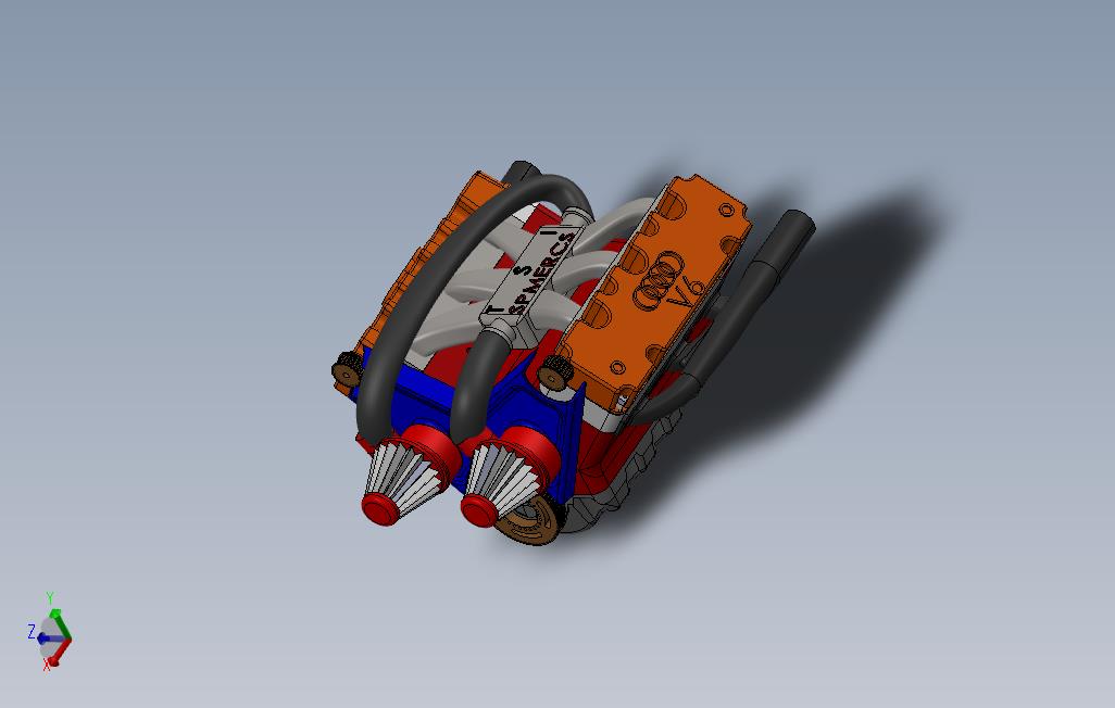 V6发动机TSI_SOLIDWORKS 2015_模型图纸免费下载 – 懒石网