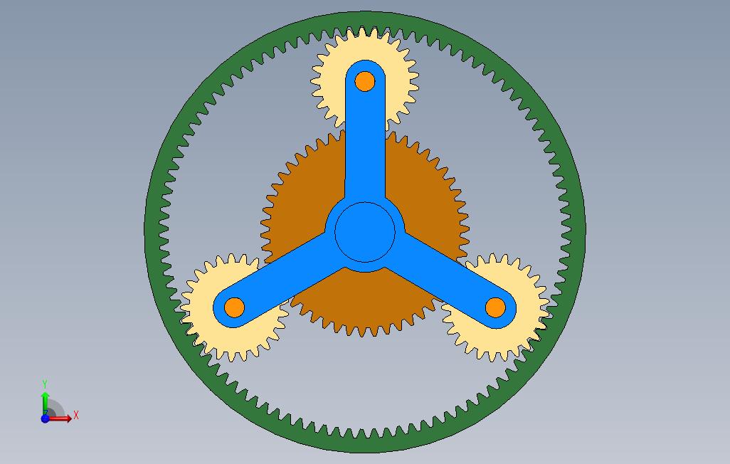 行星齿轮solidworks 2018模型图纸免费下载 懒石网