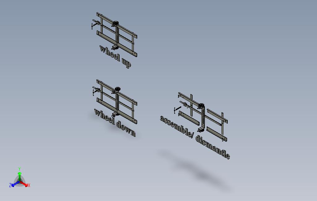 鲶鱼用轻便拖车（液压式）step模型图纸免费下载 懒石网