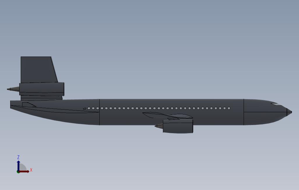 麦克唐纳道格拉斯DC-1_SOLIDWORKS 2010_模型图纸免费下载 – 懒石网