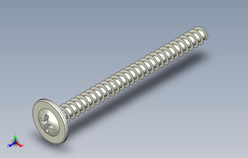 螺丝钉_STEP_模型图纸免费下载 – 懒石网