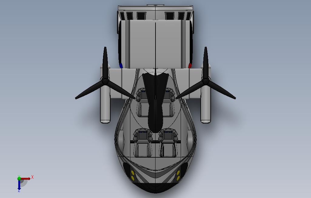 214年美国TF-X飞行汽车概念设计挑战参赛作品cloud-9-1_SOLIDWORKS 2013_模型图纸免费下载 – 懒石网