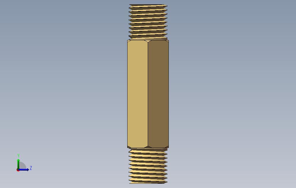 2分长6mm外丝直接DN8_SOLIDWORKS 2013_模型图纸免费下载 – 懒石网