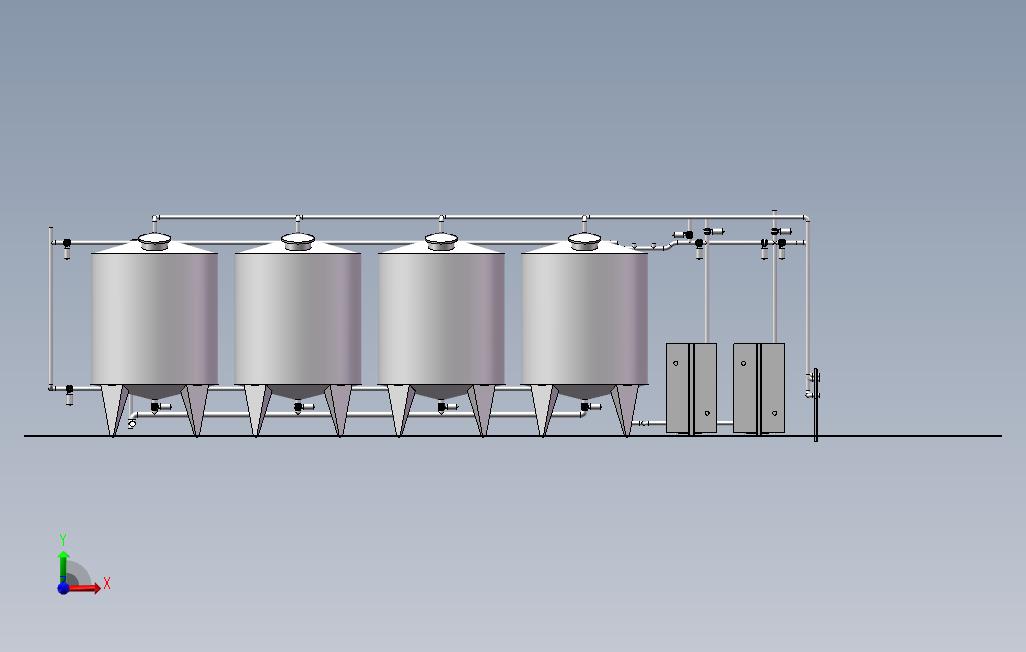 2回路CIP系统_SOLIDWORKS 2013_模型图纸免费下载 – 懒石网