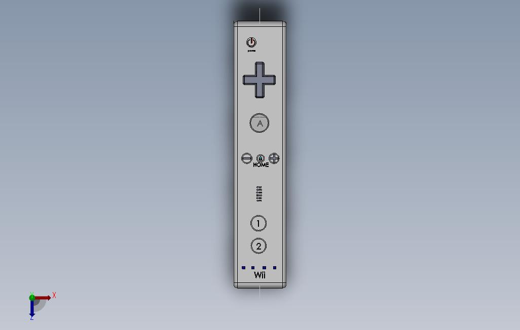 WII控制器_SOLIDWORKS 2012_模型图纸免费下载 – 懒石网