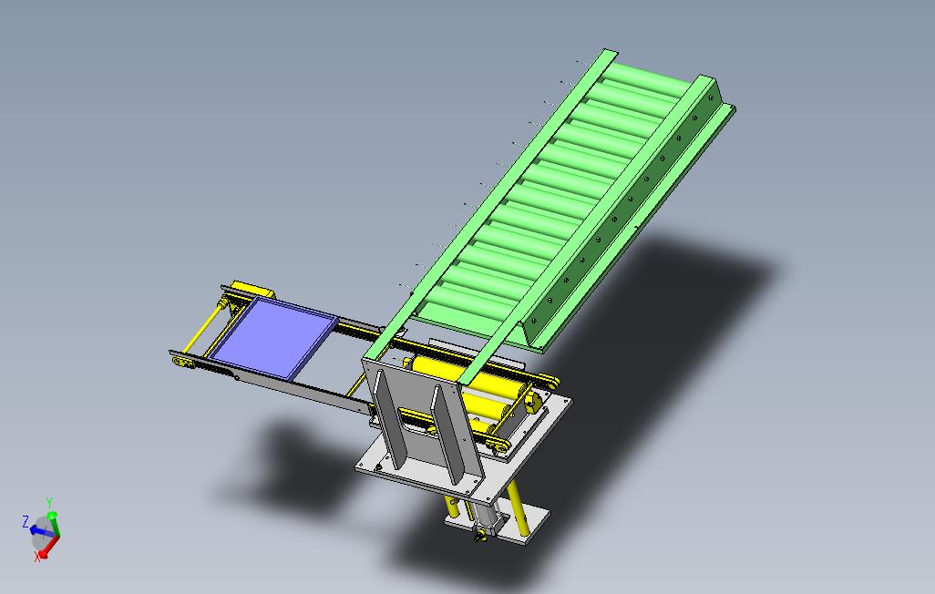 下降机构_SOLIDWORKS 2016_模型图纸免费下载 – 懒石网