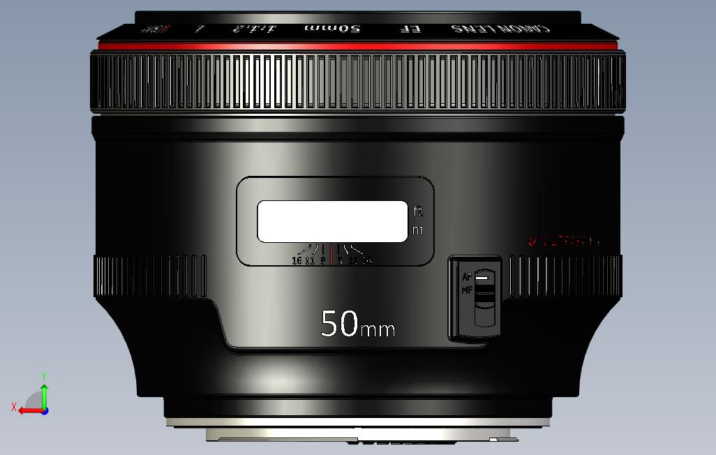 佳能EF5mm镜头_STEP_模型图纸免费下载 – 懒石网