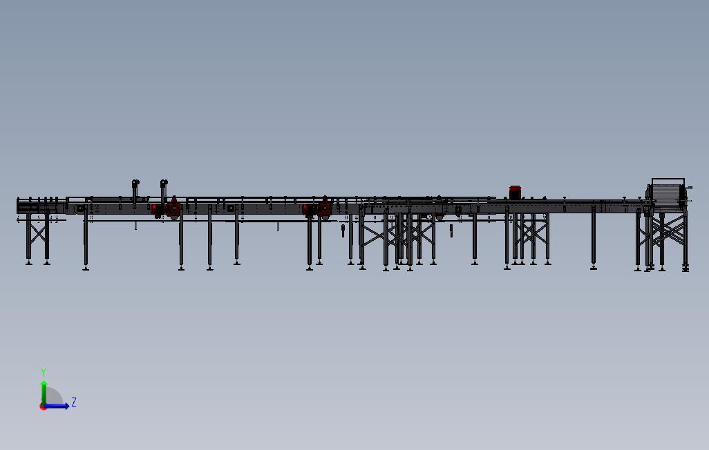 大型链式输送机_SOLIDWORKS 2016_模型图纸免费下载 – 懒石网