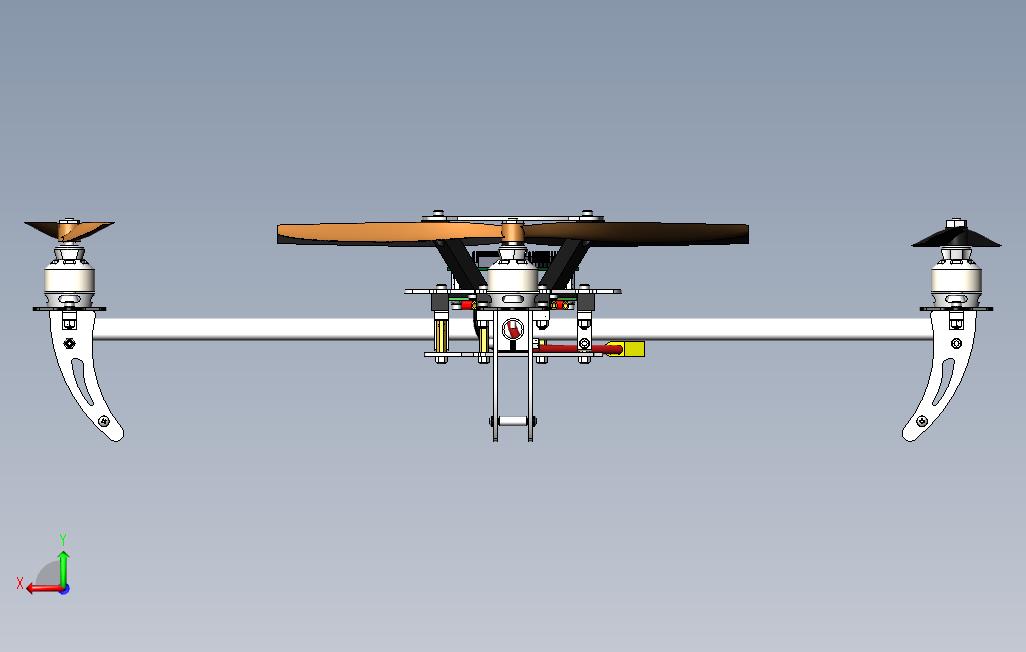 Custom四轴飞行器图纸 Sw格式solidworks 2013模型图纸免费下载 懒石网