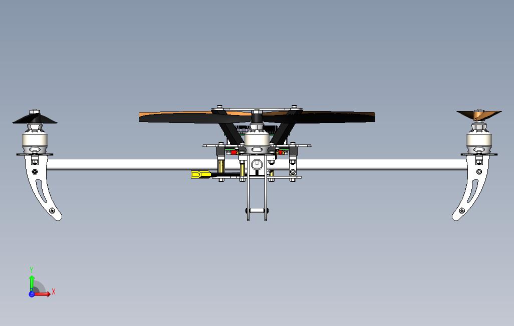 Custom四轴飞行器图纸 Sw格式solidworks 2013模型图纸免费下载 懒石网