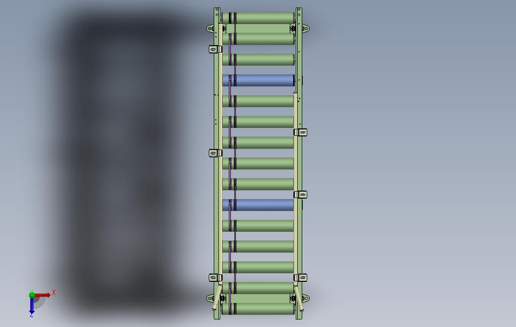 驱动输送机装配_SOLIDWORKS 2017_模型图纸免费下载 – 懒石网