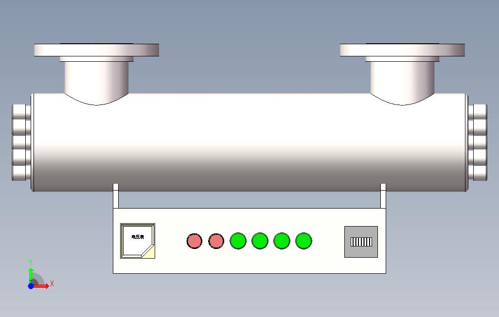 紫外线消毒器solidworks 2014模型图纸下载 懒石网
