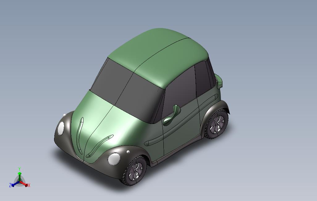 小车模型_SOLIDWORKS_模型下载 – 懒石网