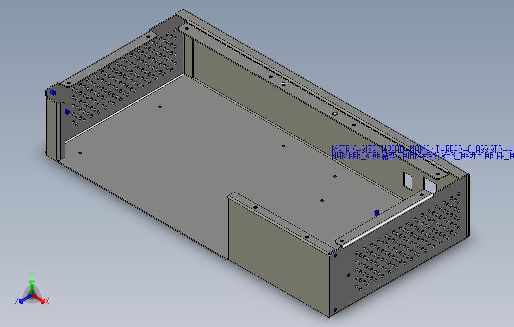 钣金件_设备部件_免费图纸_模型下载 – 懒石网