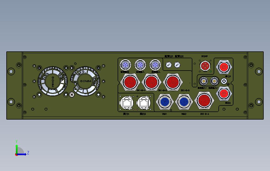 3U机箱_SOLIDWORKS 2016_模型图纸免费下载 – 懒石网