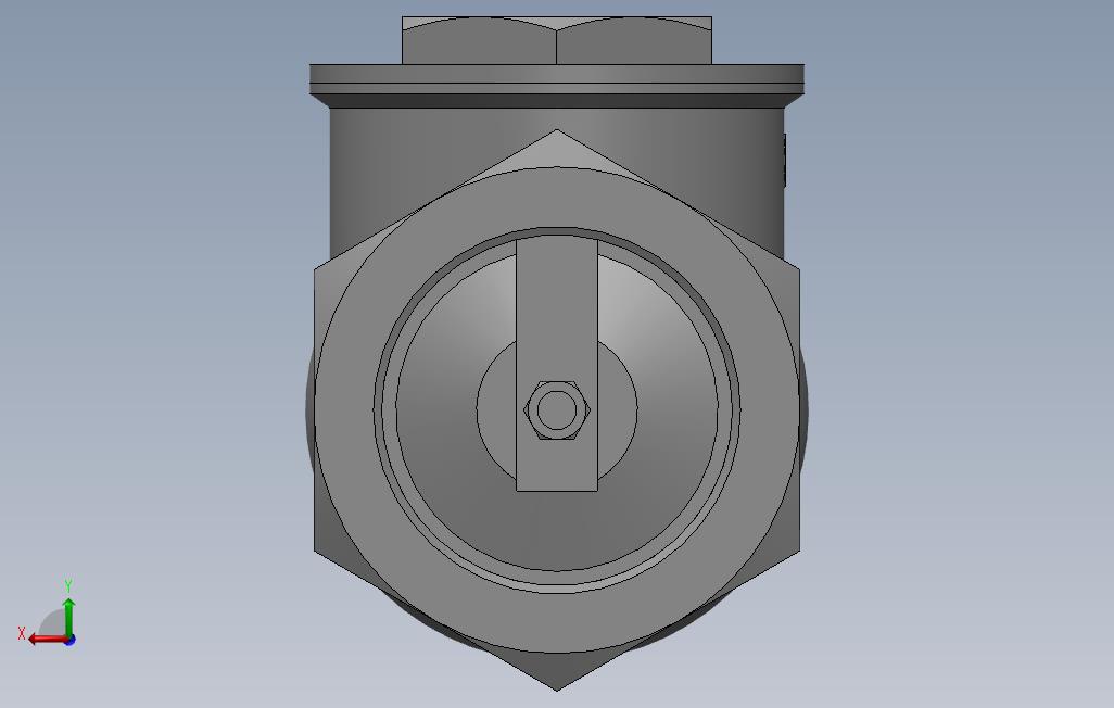 不锈钢内丝止回阀 Dn100solidworks 2016模型图纸免费下载 懒石网