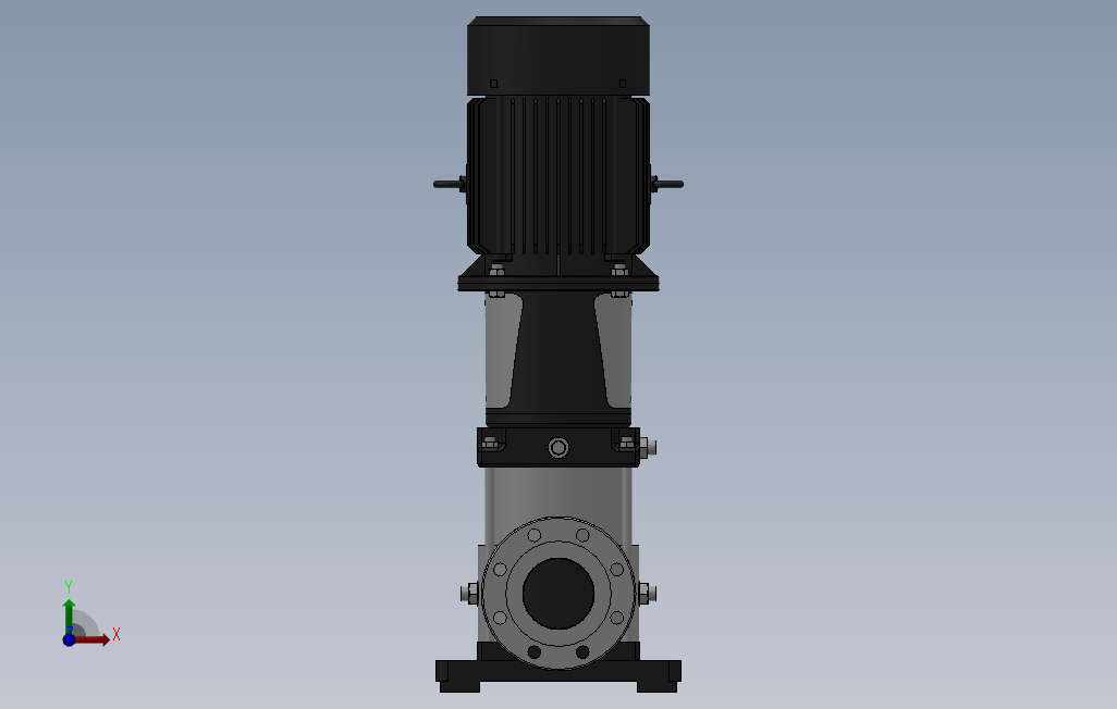 南方泵CDL85-10-1_SOLIDWORKS 2013_模型图纸下载 – 懒石网