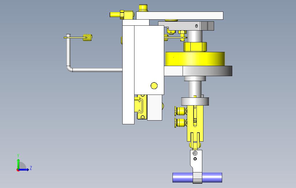 N411--滑动翻转机构_SOLIDWORKS 2010_模型图纸下载 – 懒石网
