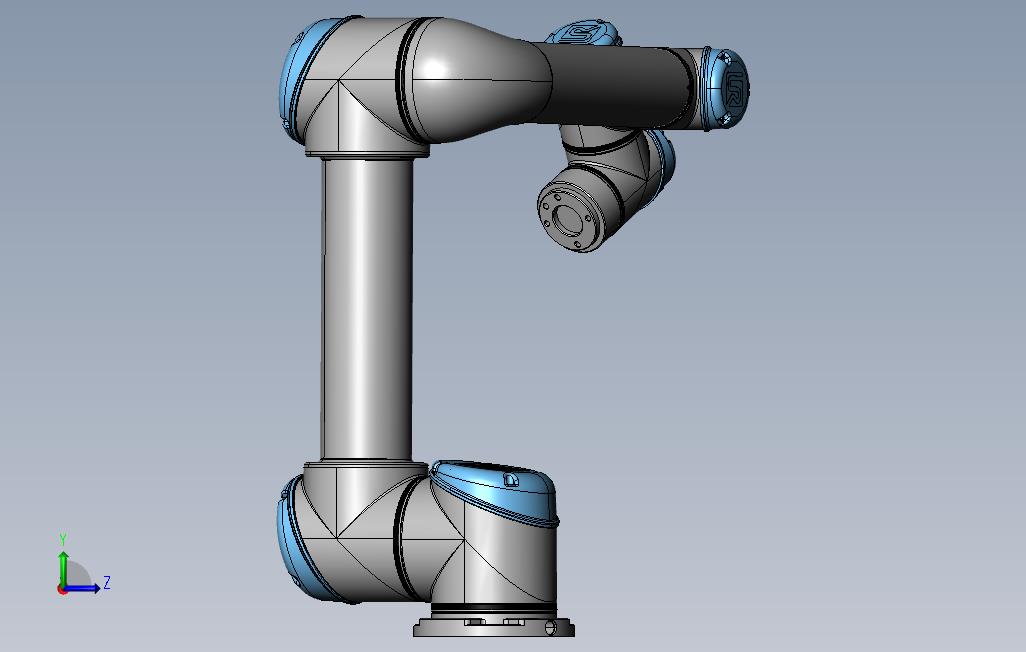 UR5协作机器人__模型图纸下载 – 懒石网