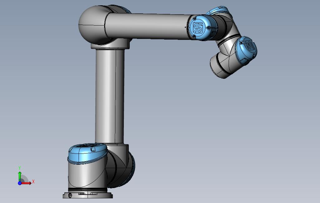 UR5协作机器人__模型图纸下载 – 懒石网