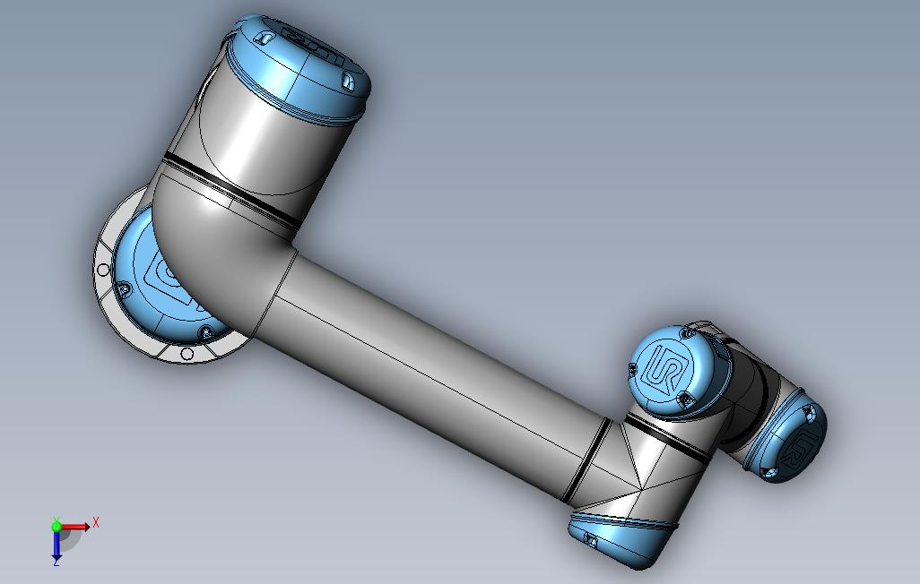 UR5协作机器人__模型图纸下载 – 懒石网