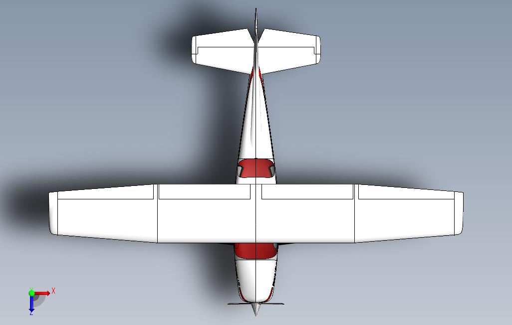 塞斯纳172天鹰solidworks 2016模型图纸下载 懒石网