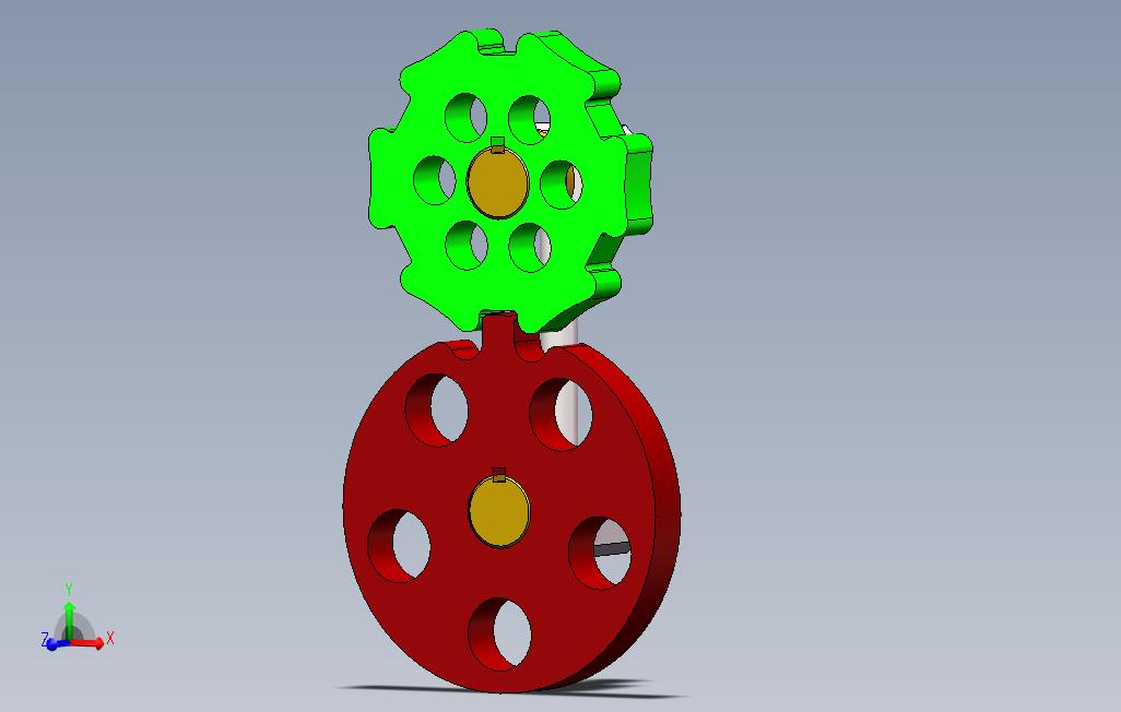 单齿间歇传动机构solidworks 2015模型图纸下载 懒石网