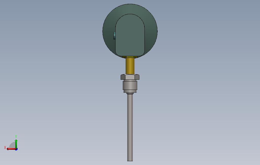 Wssx 301电接点双金属温度计solidworks 2011模型图纸下载 懒石网