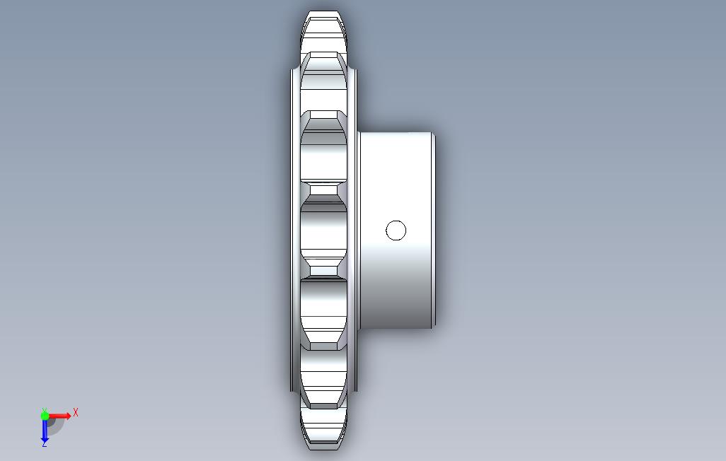 单排链轮solidworks 模型图纸下载 懒石网