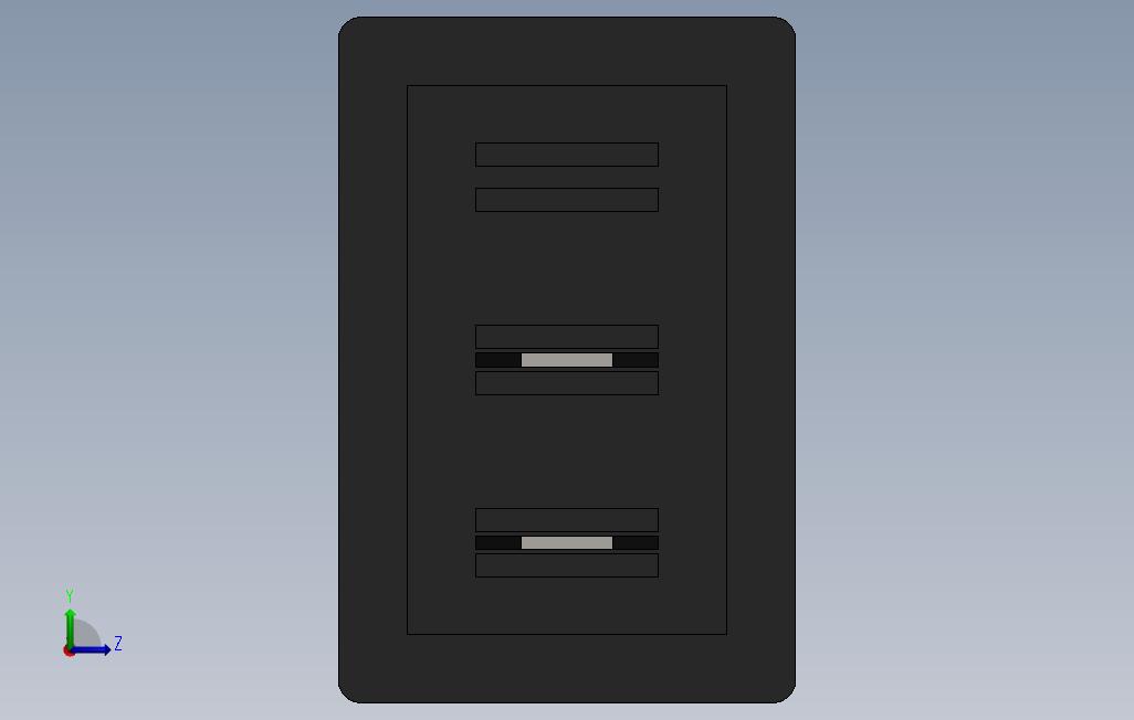 船用翘板开关solidworks 2018模型图纸下载 懒石网