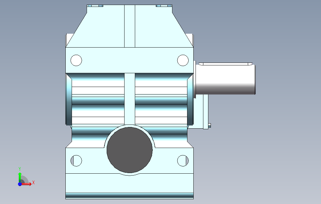 S系列减速机三维模型sat格式solidworks 2011模型图纸下载 懒石网