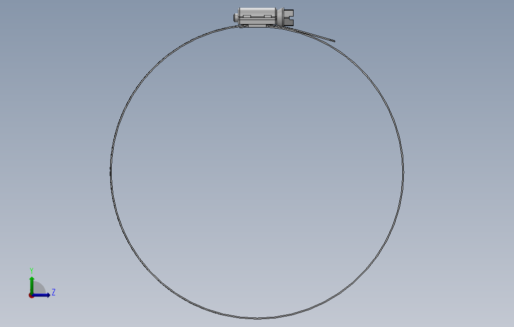 喉箍solidworks 2011模型图纸下载 懒石网