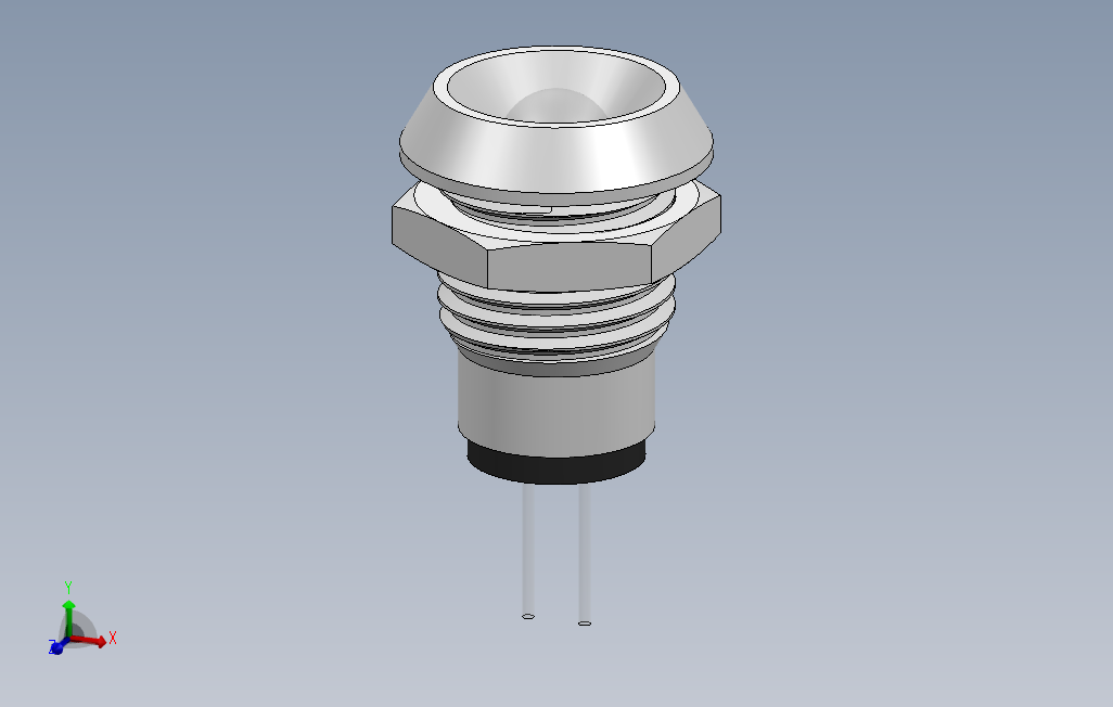LED灯座_SOLIDWORKS 2018_模型图纸下载 – 懒石网