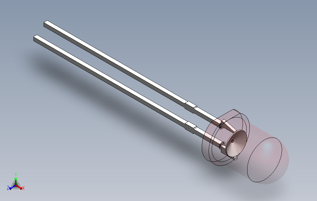 Led灯模型solidworks 2011模型图纸下载 懒石网