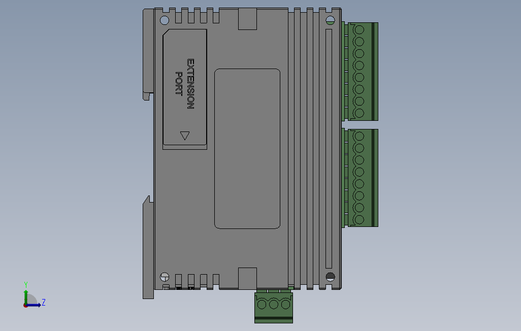 Plc台达控制器solidworks 2016模型图纸下载 懒石网
