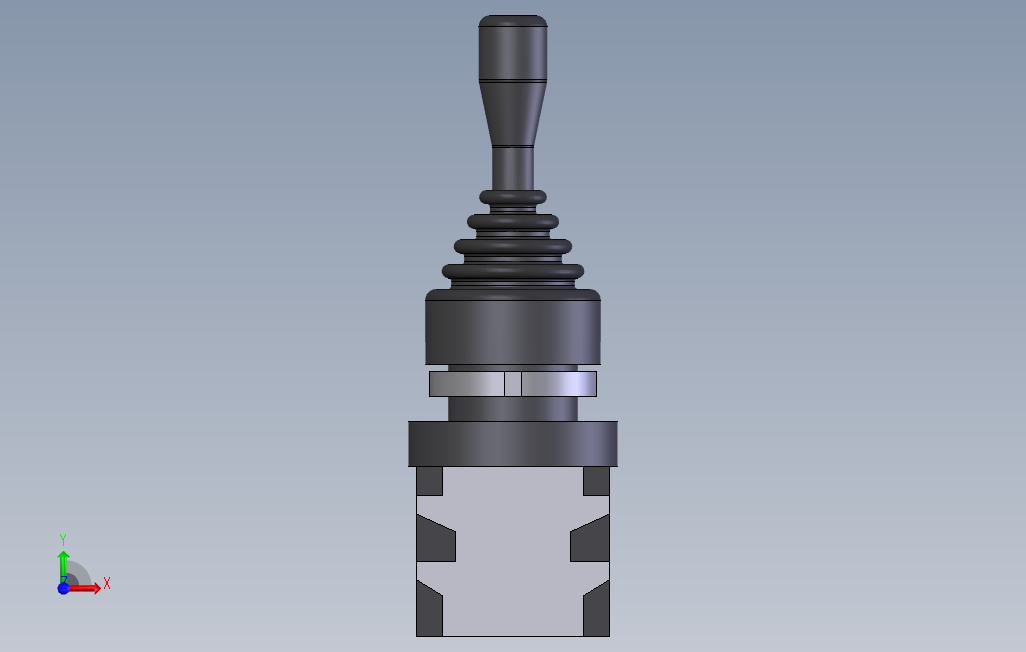 工业操纵杆solidworks 2015模型图纸下载 懒石网
