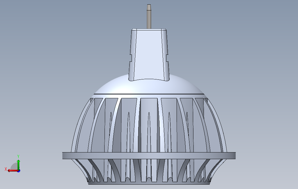 LED灯泡_SOLIDWORKS 2014_模型图纸下载 – 懒石网