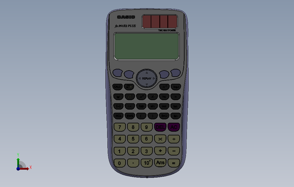 卡西欧计算器-2015版_SOLIDWORKS 2015_模型图纸下载 – 懒石网