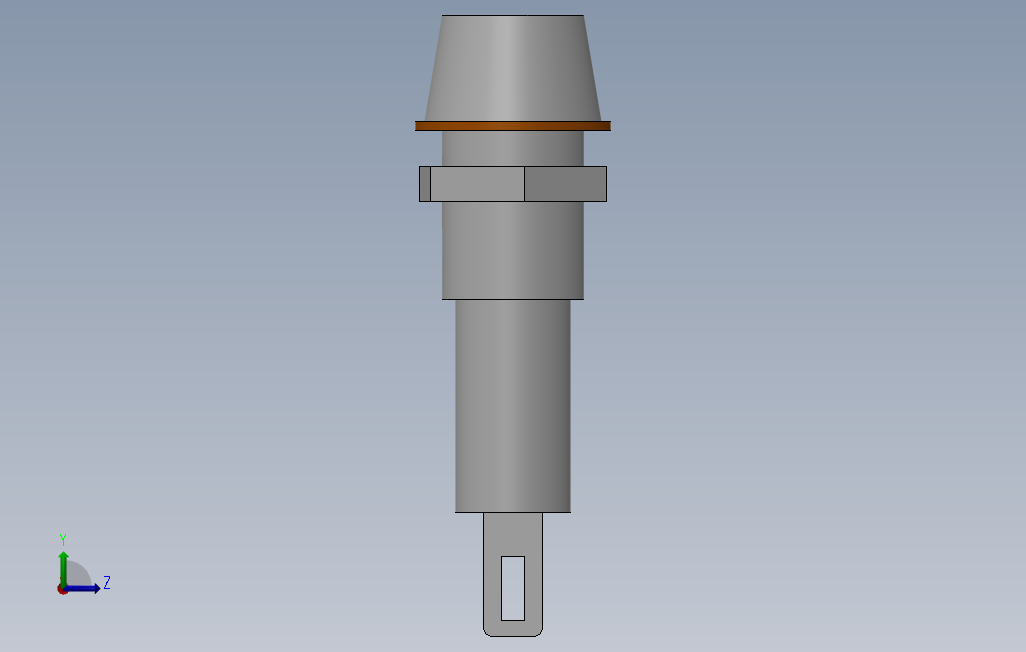 铜壳led指示灯solidworks 2018模型图纸下载 懒石网