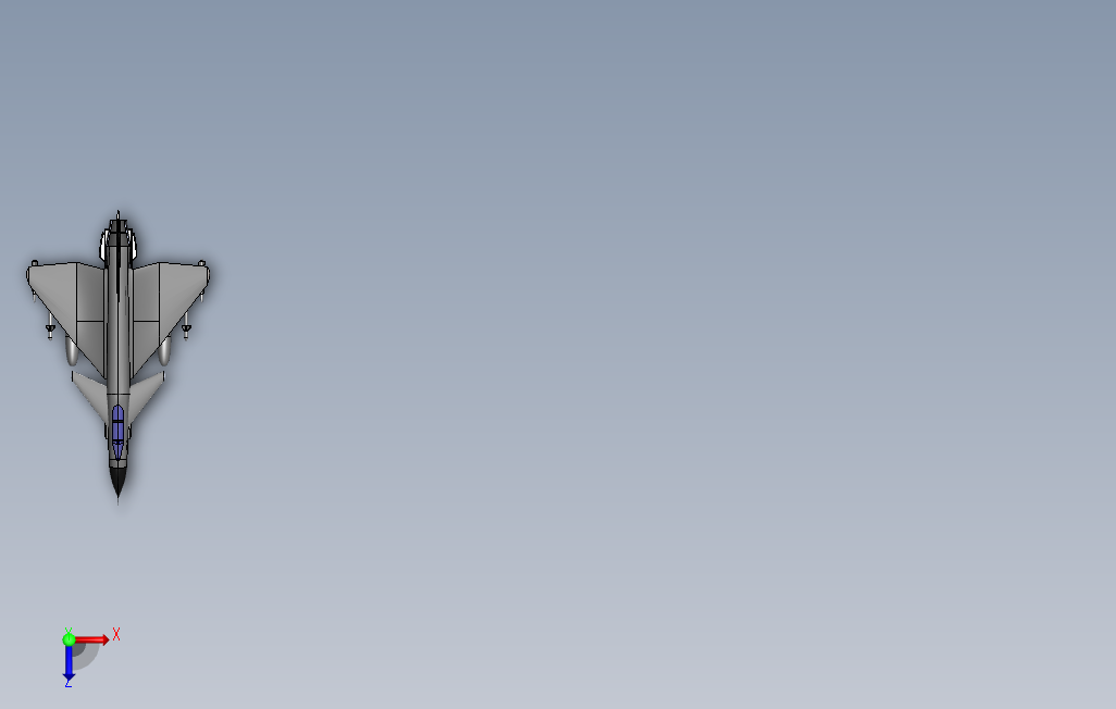 歼10a战斗机solidworks 2010模型图纸下载 懒石网
