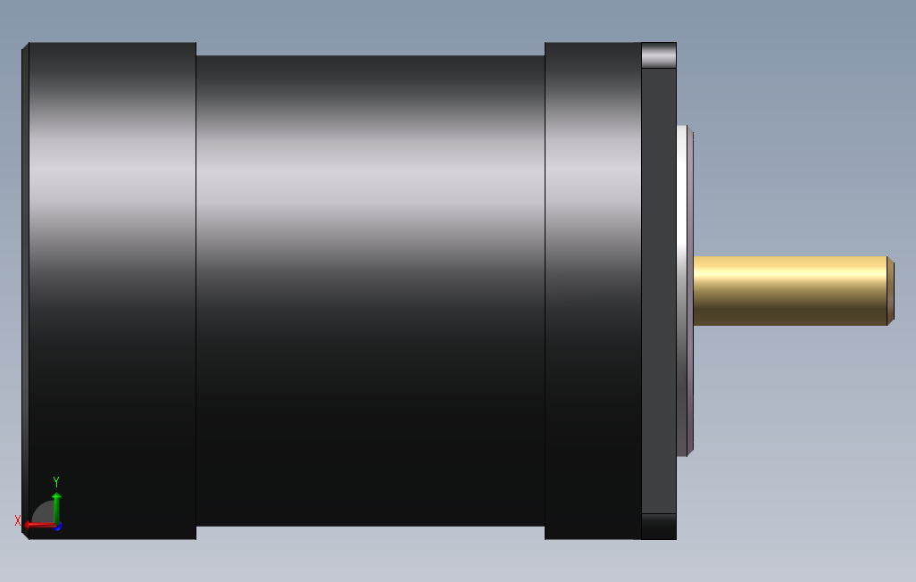 57直流无刷电机solidworks 2016模型图纸下载 懒石网