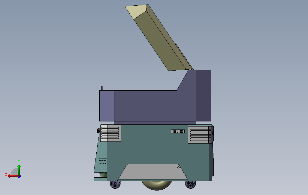 仓储物流agv自动引导运输小车solidworks 2014模型图纸下载 懒石网