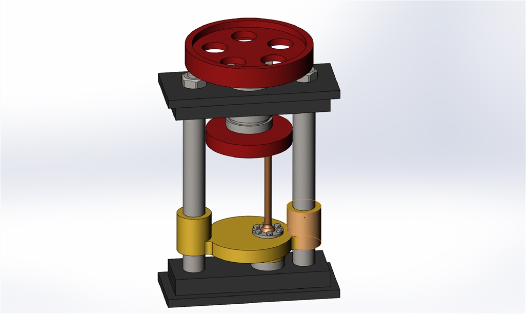 冲床结构solidworks 2017模型图纸下载 懒石网