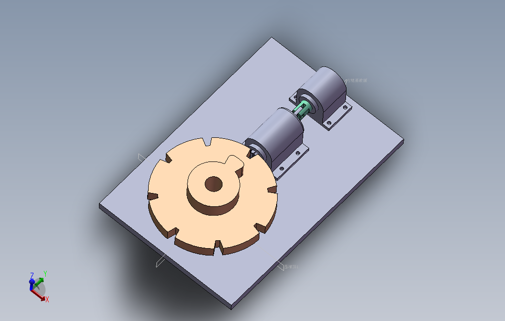S1电磁铁往返式锁紧机构solidworks 2010模型图纸下载 懒石网