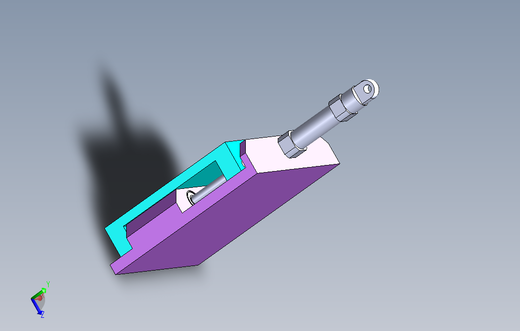 S13直线轴承滑动的直线机构solidworks 2010模型图纸下载 懒石网