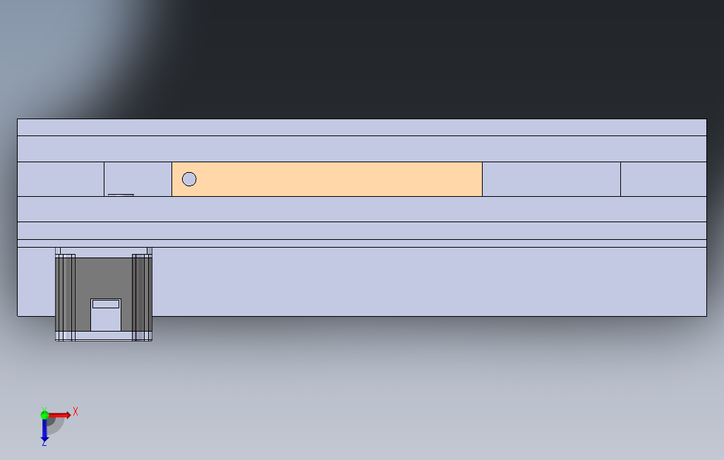S41通过支杆与曲柄实现的直线运动机构solidworks 2010模型图纸下载 懒石网