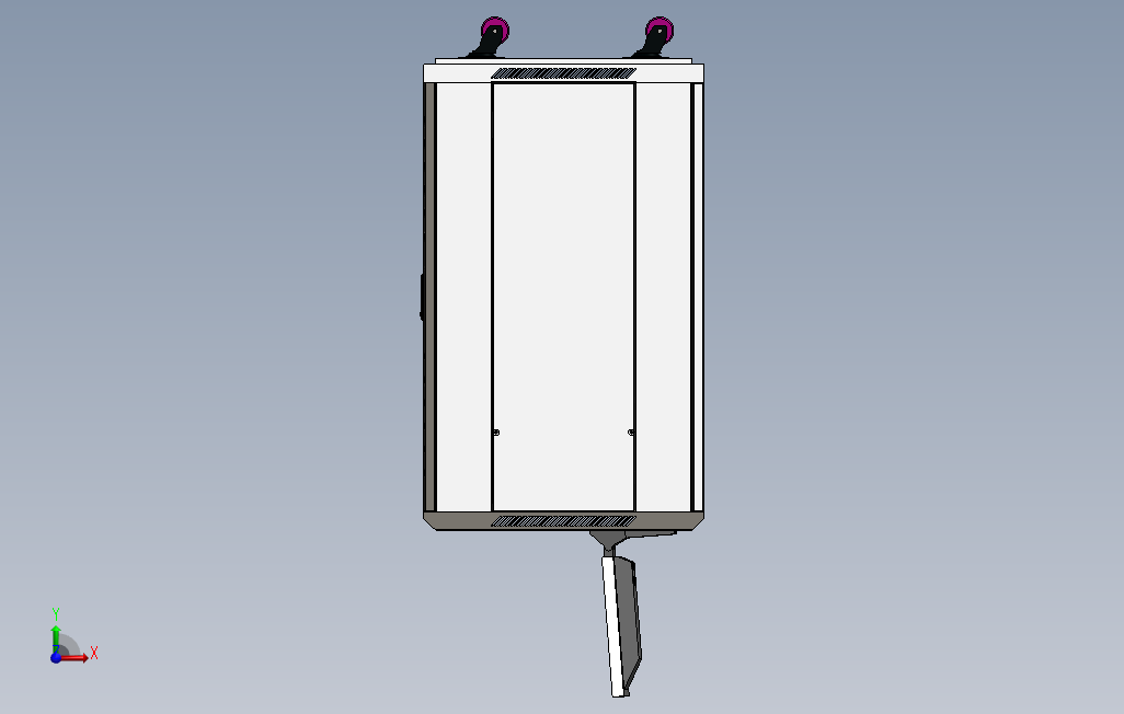标准网络机柜solidworks 2015模型图纸下载 懒石网