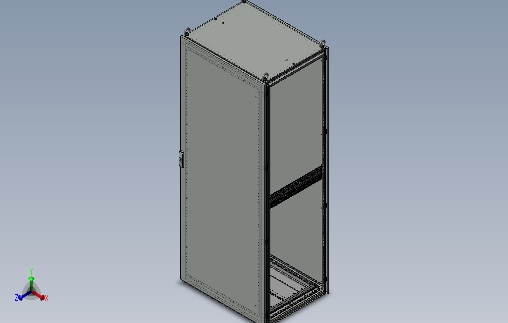 威图TS8机柜_SOLIDWORKS 2014_模型图纸下载 – 懒石网