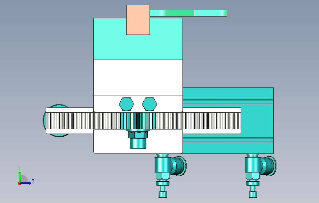 YHD_SL0009_180°旋转机构_STEP_模型图纸下载 – 懒石网